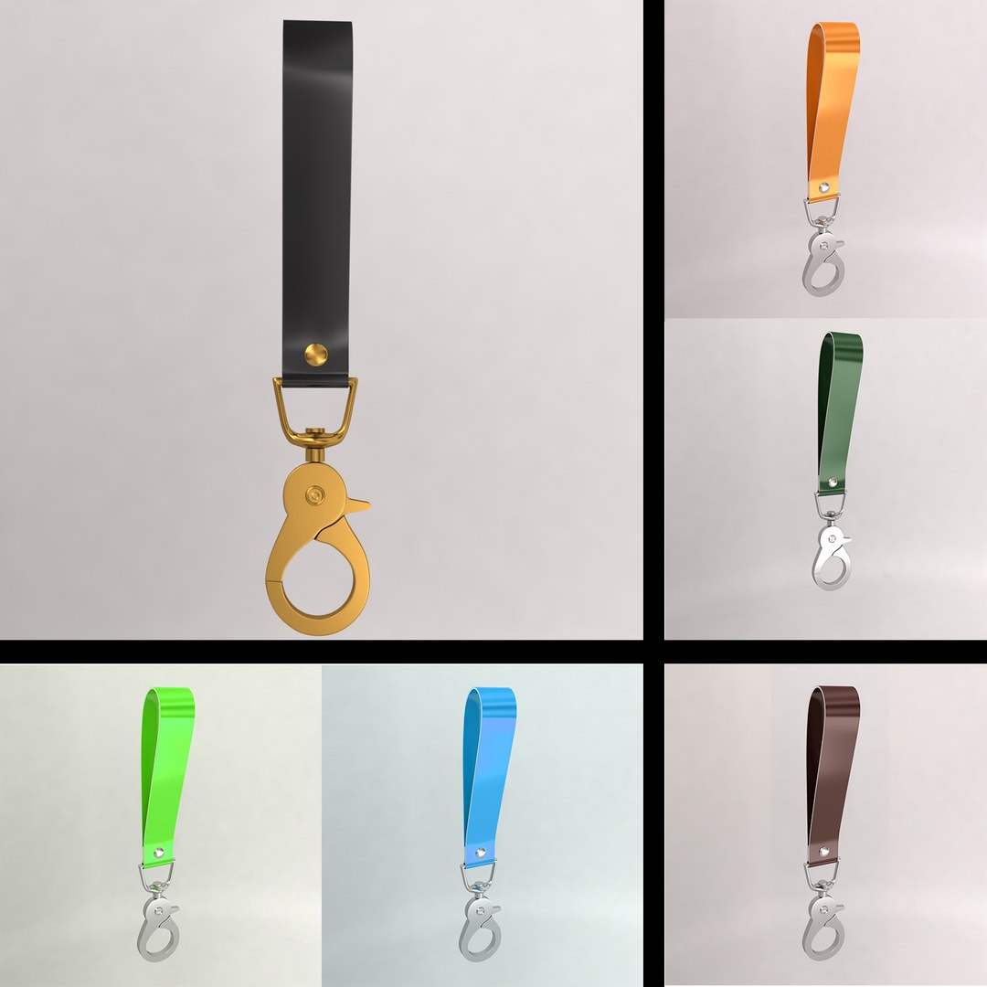3d keychain color