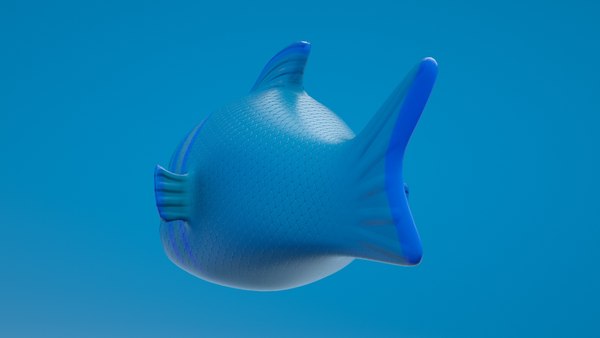 3D model blue fish - TurboSquid 1547465