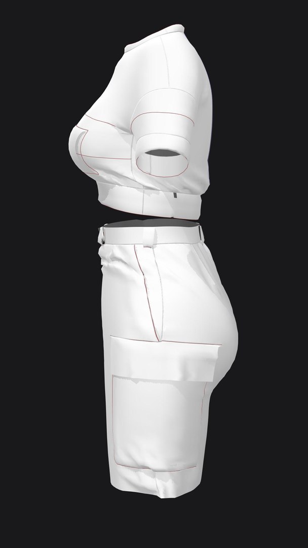 3D Marvelous Designer Pocket T - TurboSquid 1630452