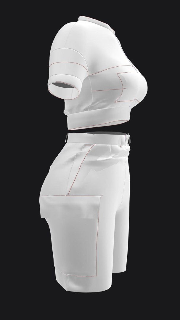 3D Marvelous Designer Pocket T - TurboSquid 1630452