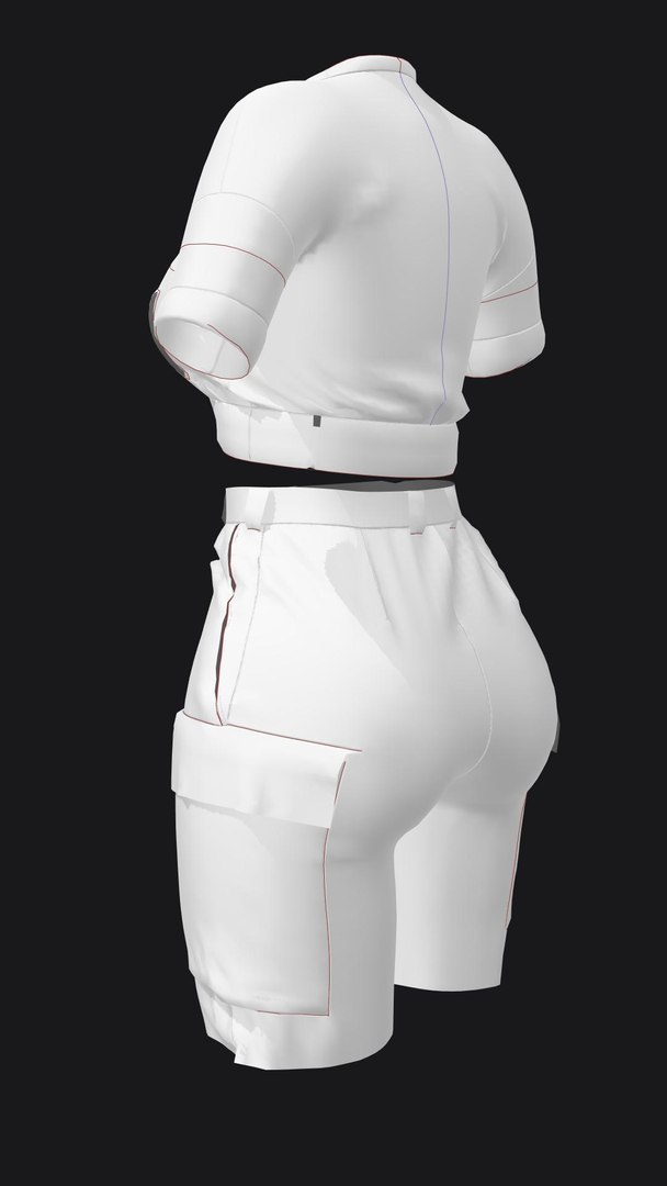 3D Marvelous Designer Pocket T - TurboSquid 1630452