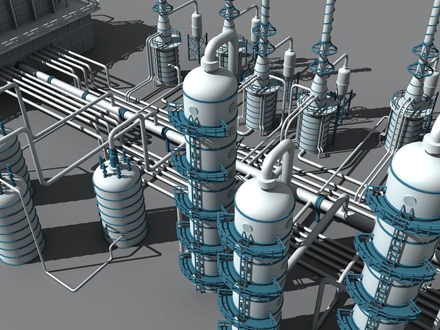3d Refinery Unit 5 Model