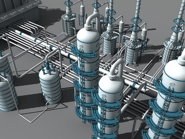 3d refinery unit 5 model