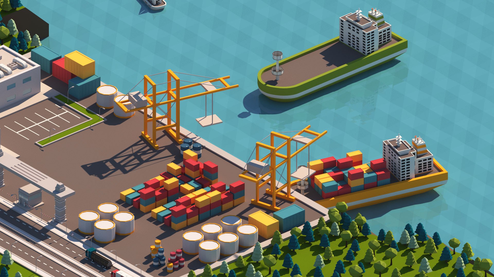 3D Cartoon City Pack Model - TurboSquid 1568645