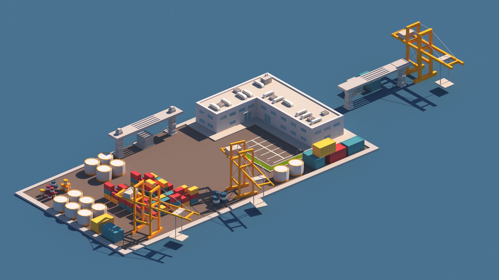 3D cartoon city pack model - TurboSquid 1568645