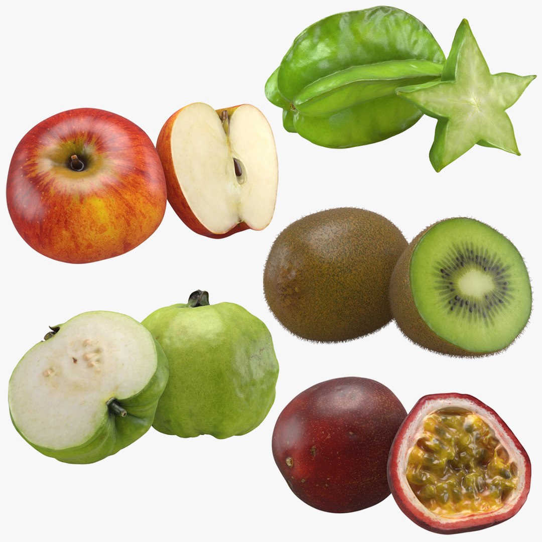 Fruit and Half Collection 3D - TurboSquid 1767436