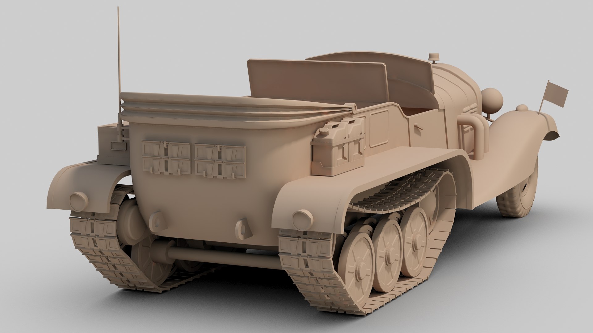 Fictional rommel limo 3D model - TurboSquid 1594598