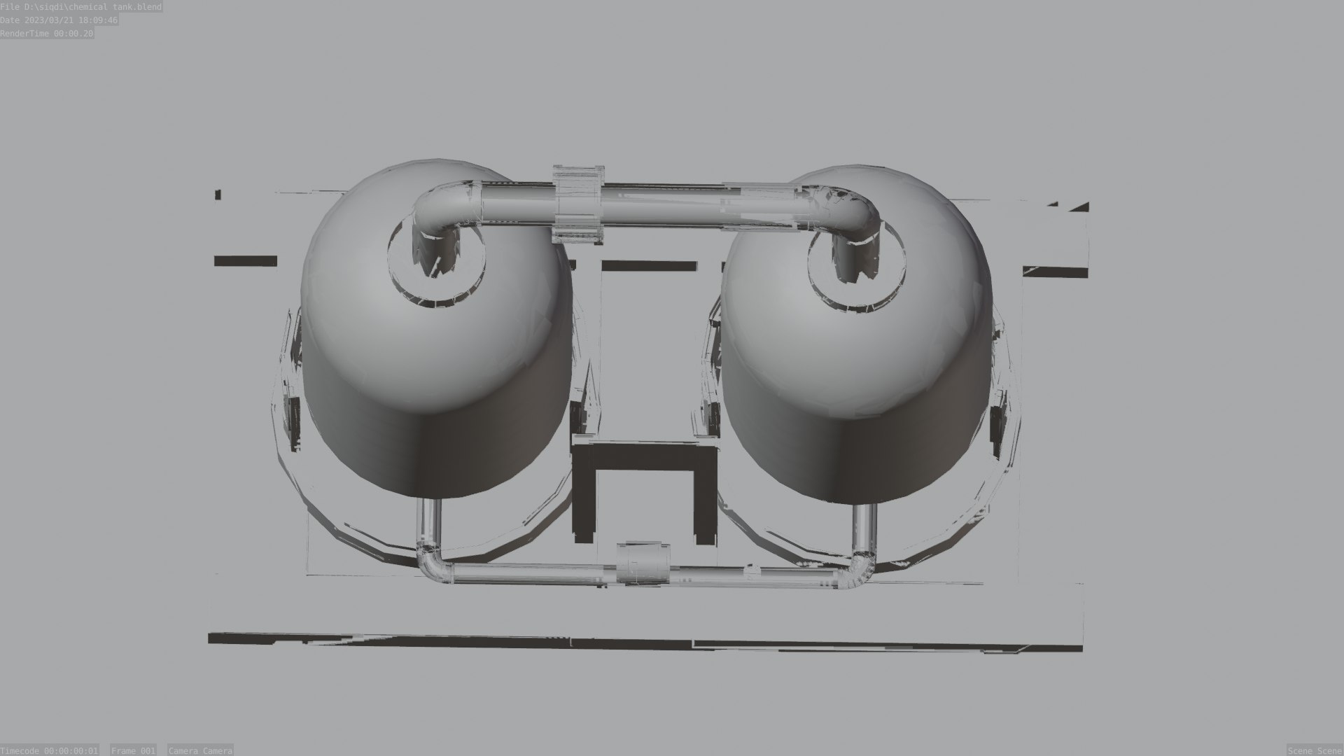 Chemical Tank 3D Model - TurboSquid 2044826