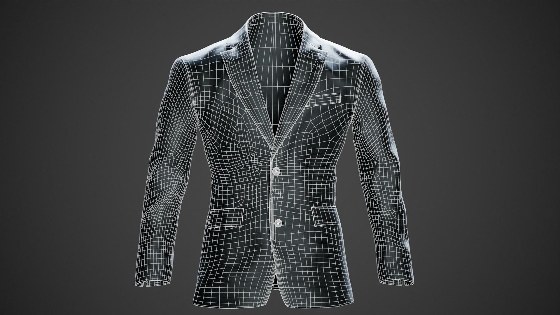 Suit Jacket 3D model - TurboSquid 2053212