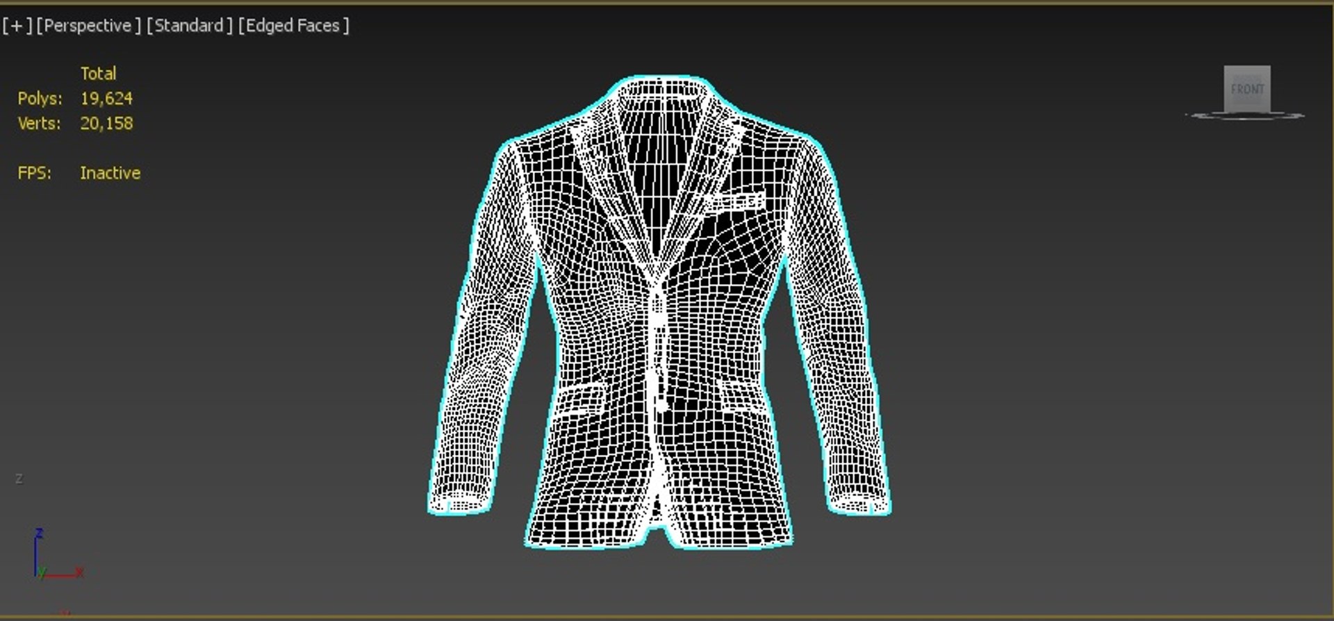 Suit Jacket 3D model - TurboSquid 2053212