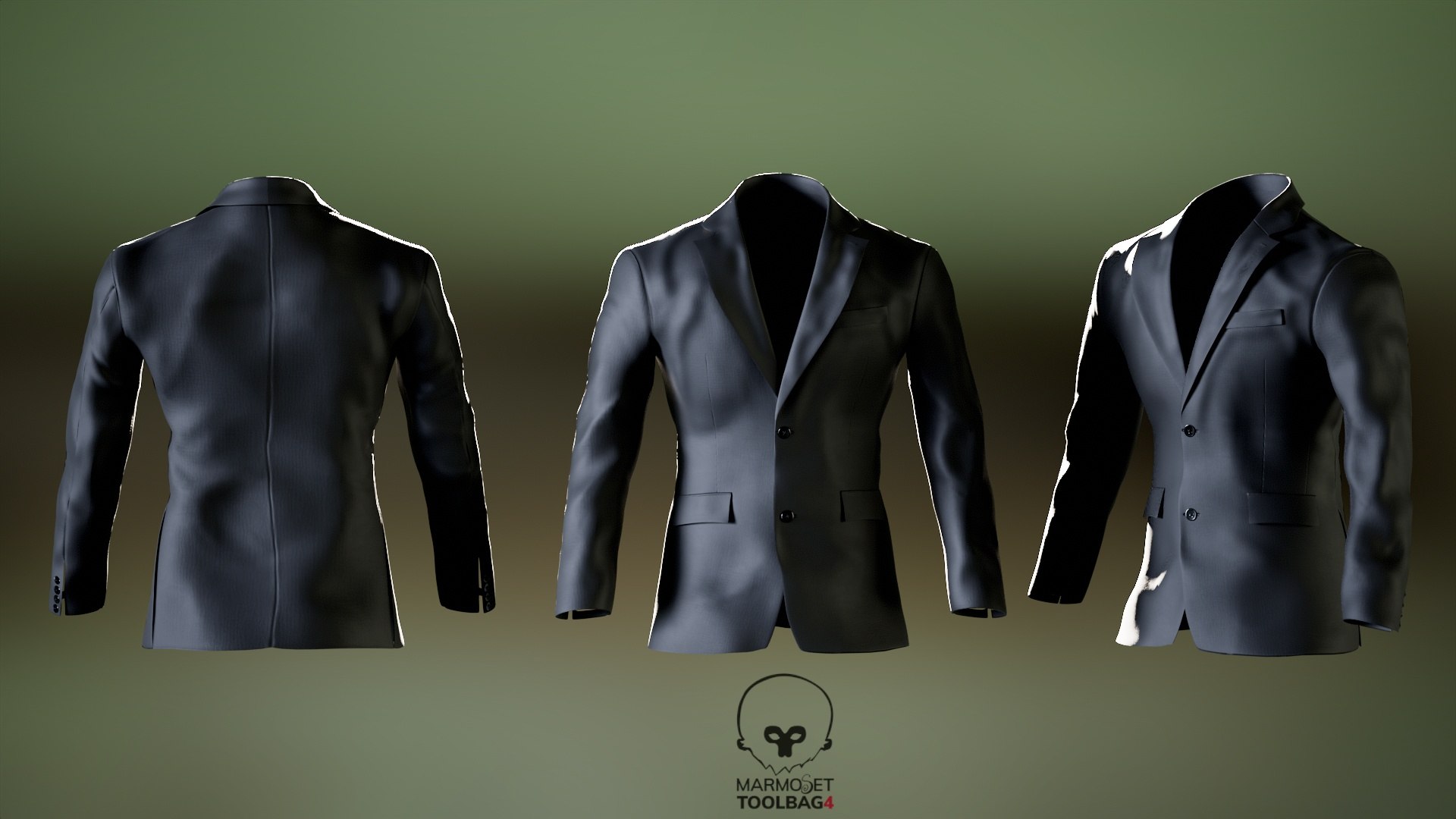 Suit Jacket 3D model - TurboSquid 2053212