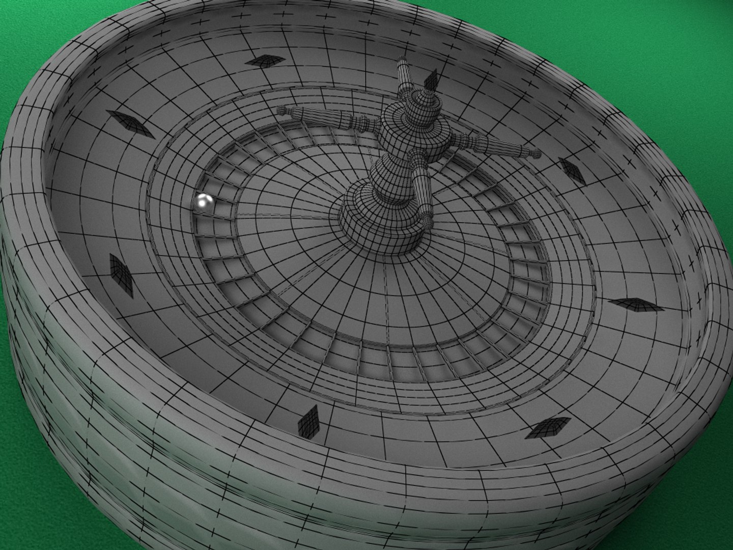 Roulette Wheel 3D - TurboSquid 1223082