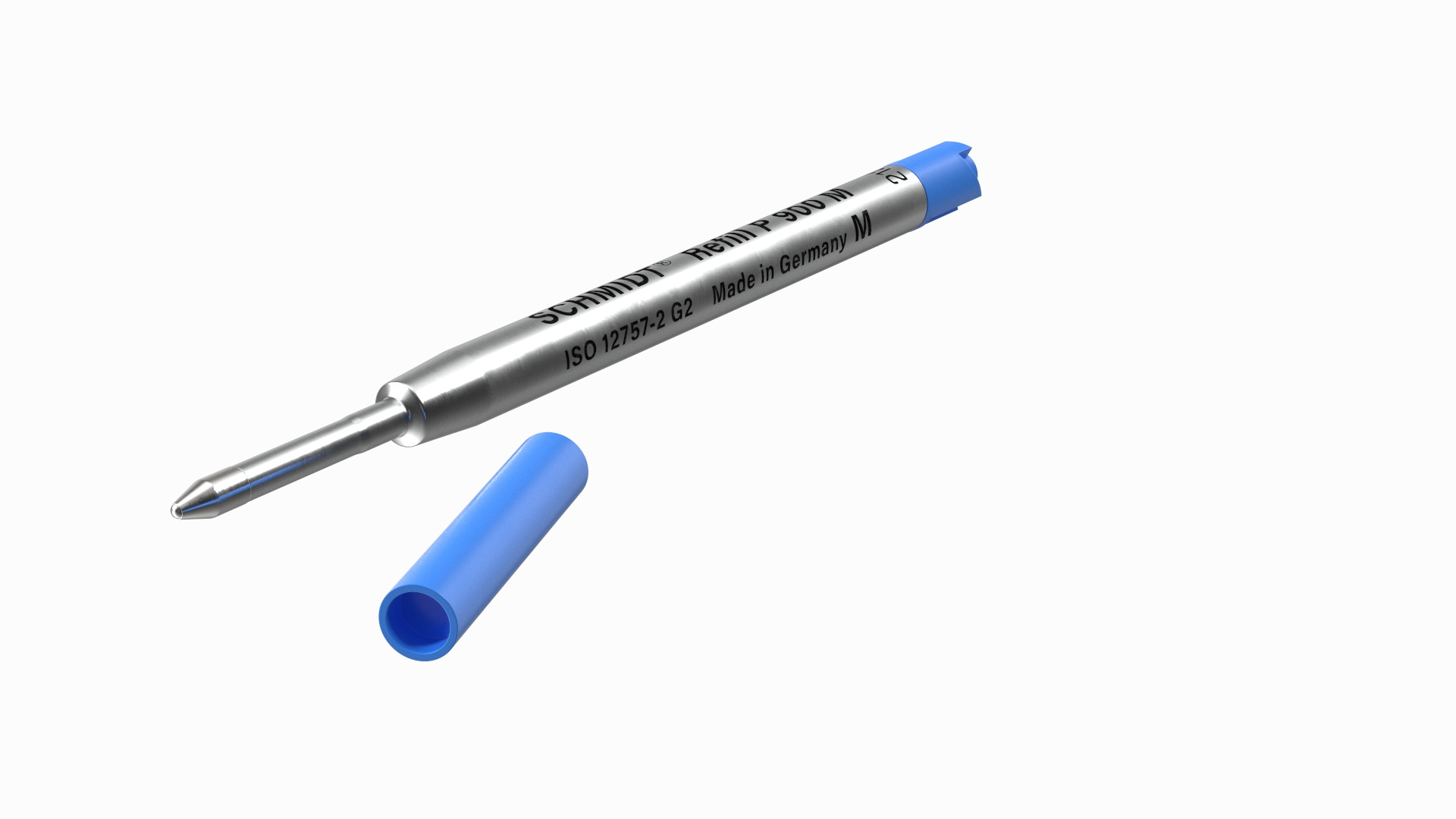 Blue Ballpoint Pen Refill 3D Model - TurboSquid 2030645