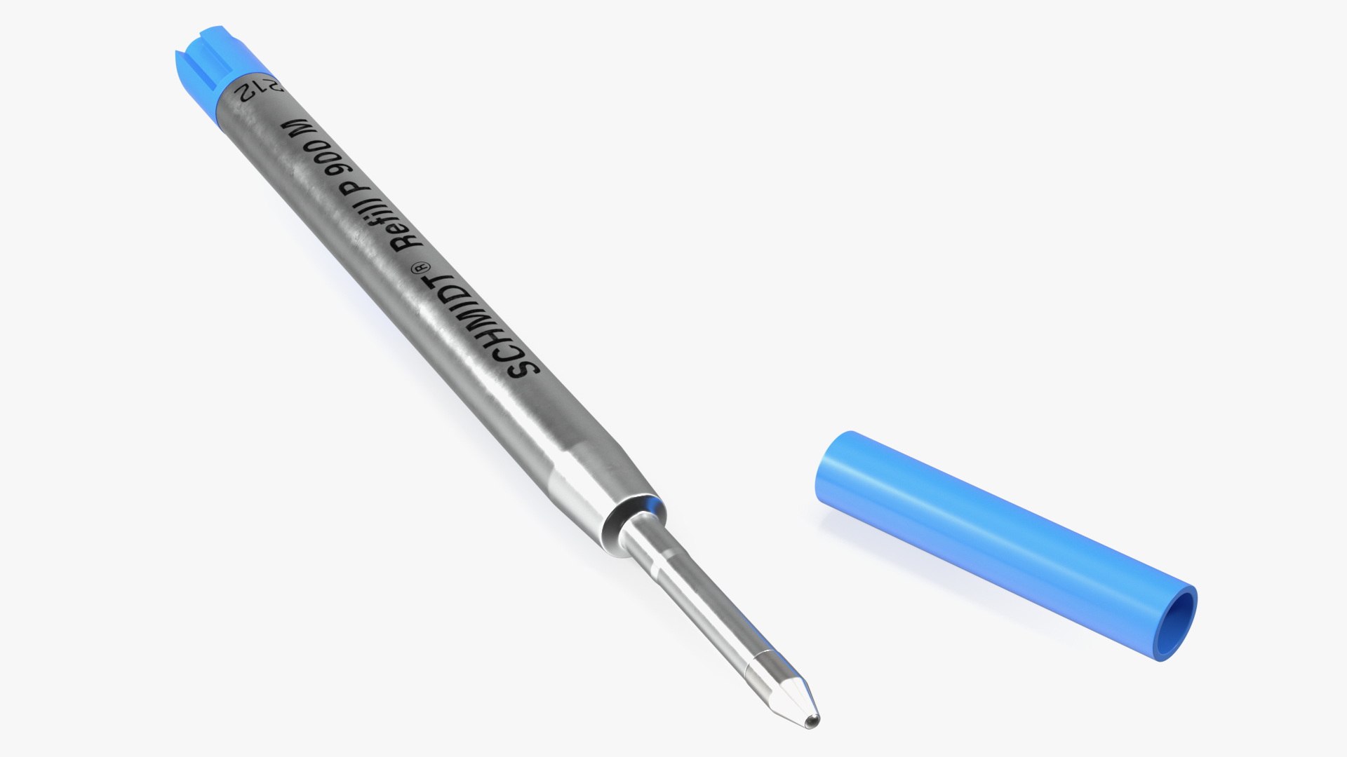 Blue Ballpoint Pen Refill 3D Model - TurboSquid 2030645