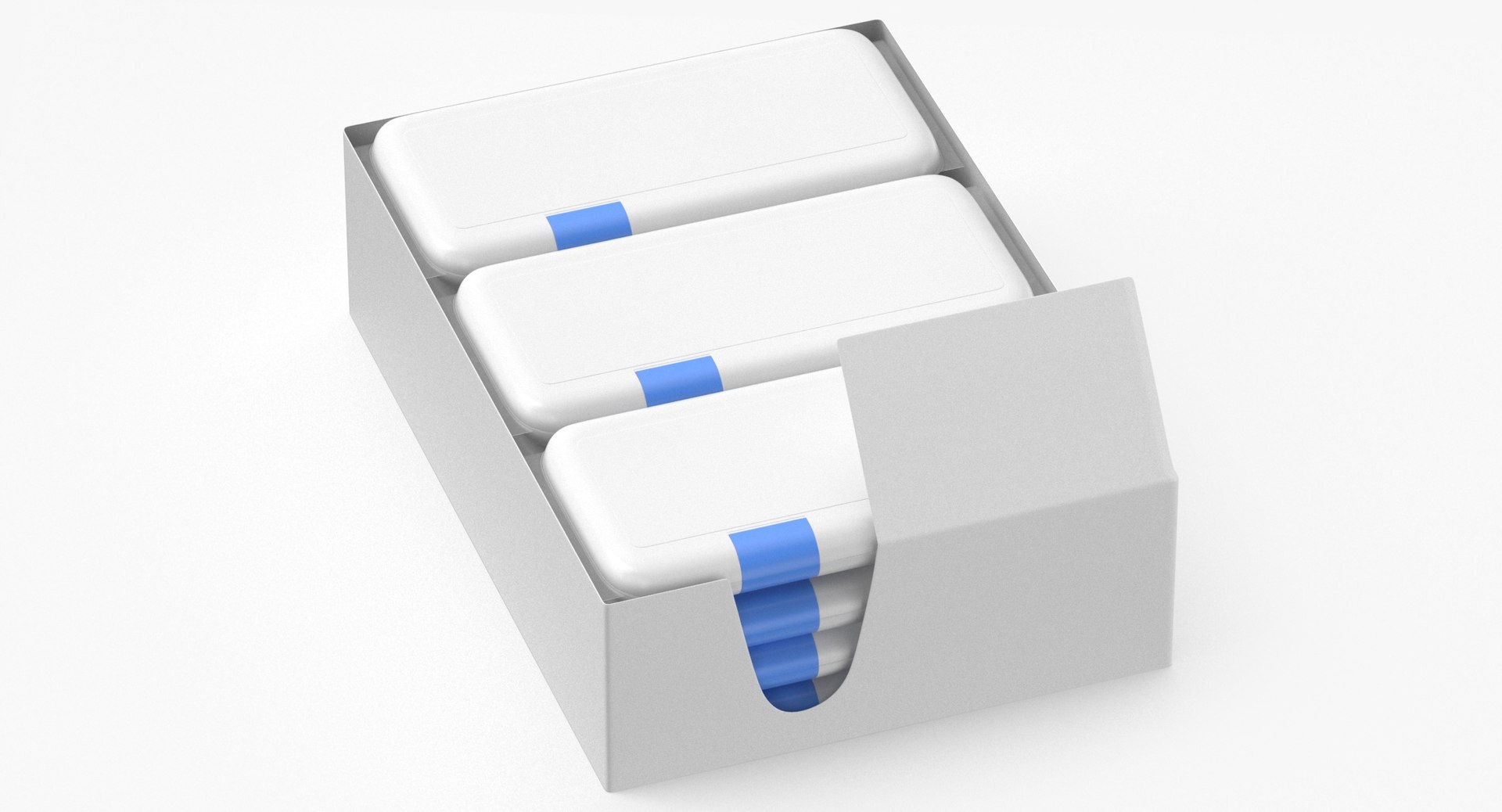 3D Breath Mints Pack 01 Full and Missing Pack Blank or Generic Label ...