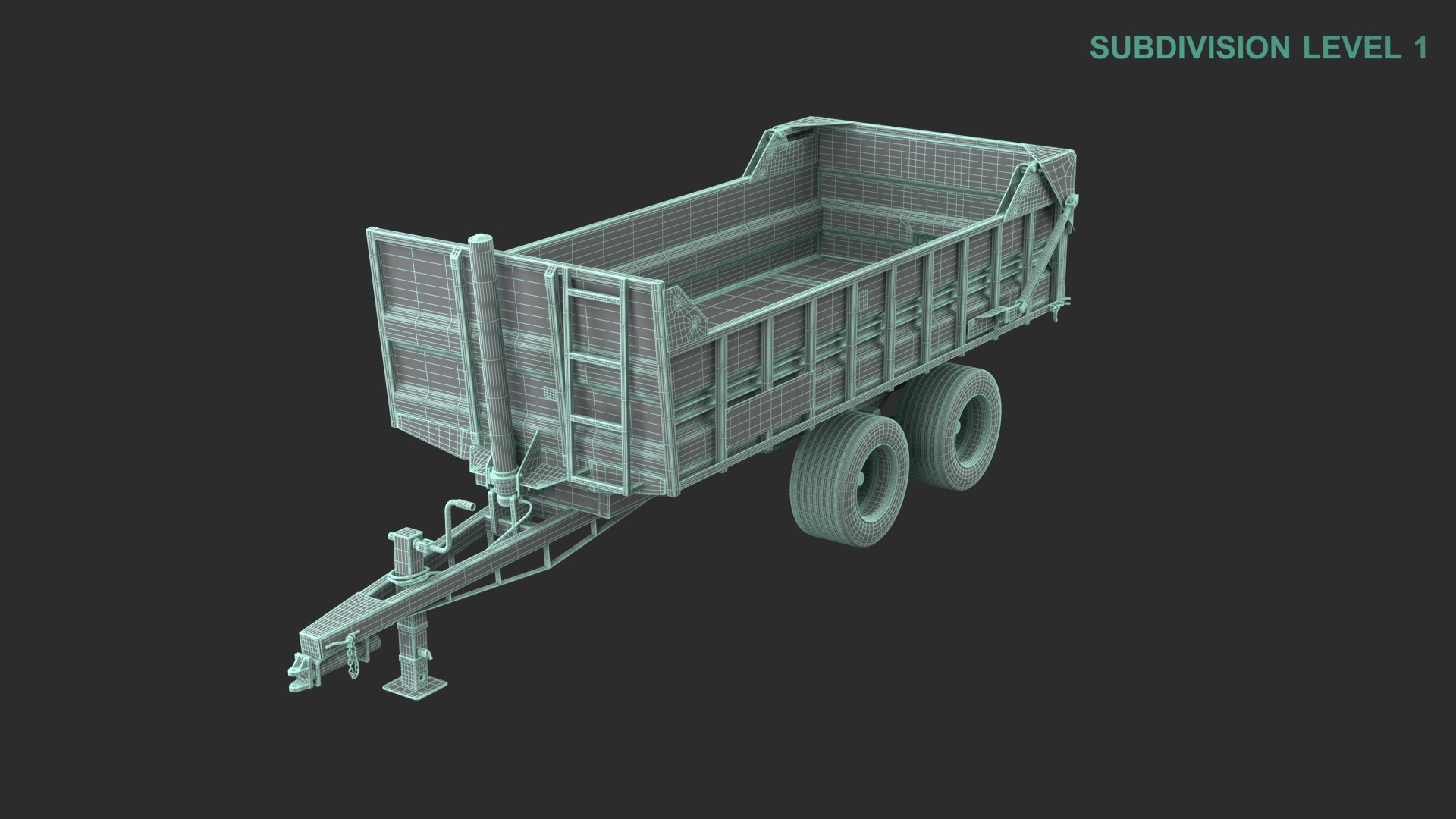 Dump Trailer 3D - TurboSquid 1948958