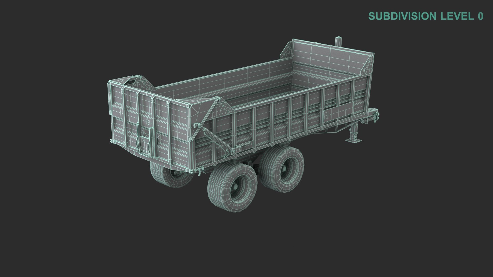 Dump Trailer 3D - TurboSquid 1948958