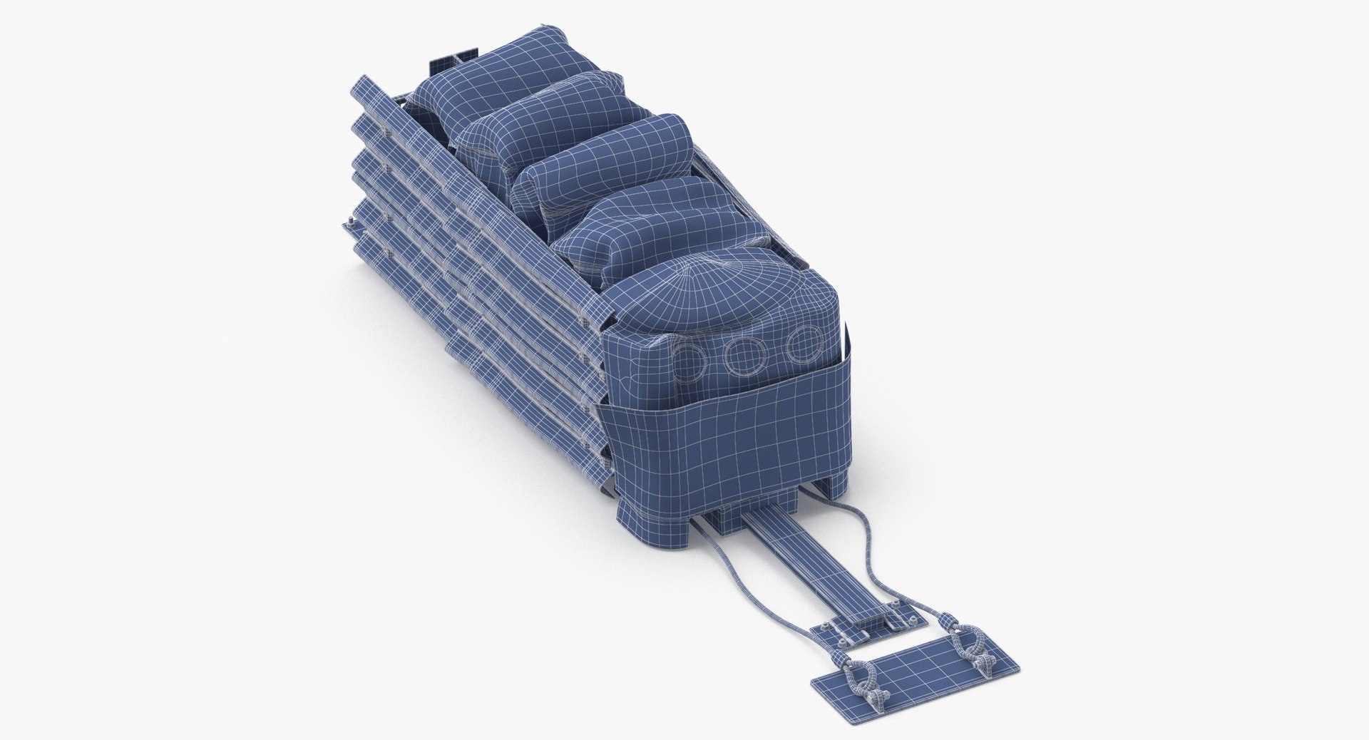 3D Crash Cushions 2 Damaged Model - TurboSquid 1975698