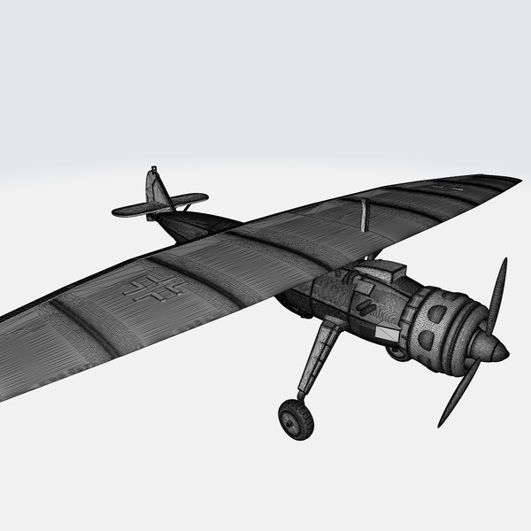 3D German plane Heinkel-125 model - TurboSquid 1952220