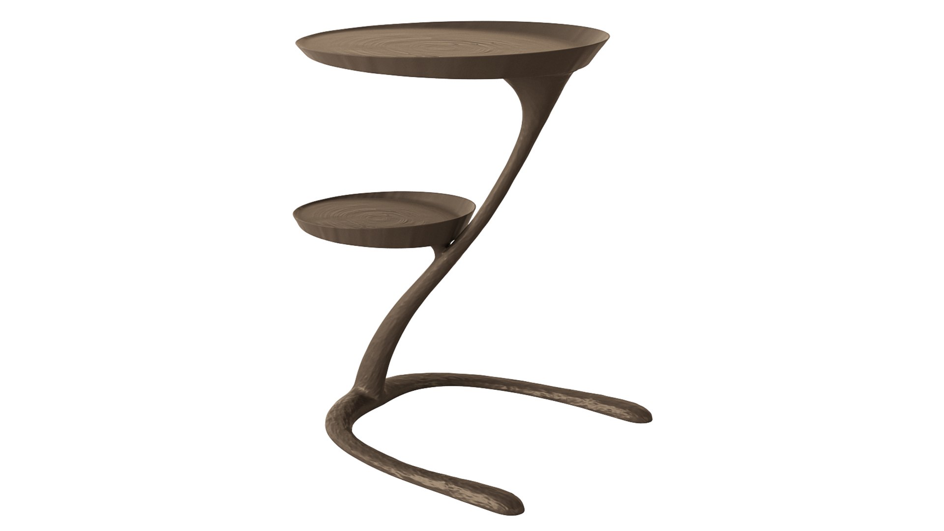 Corbin Bronze Split Level Table 3D Model - TurboSquid 2204339