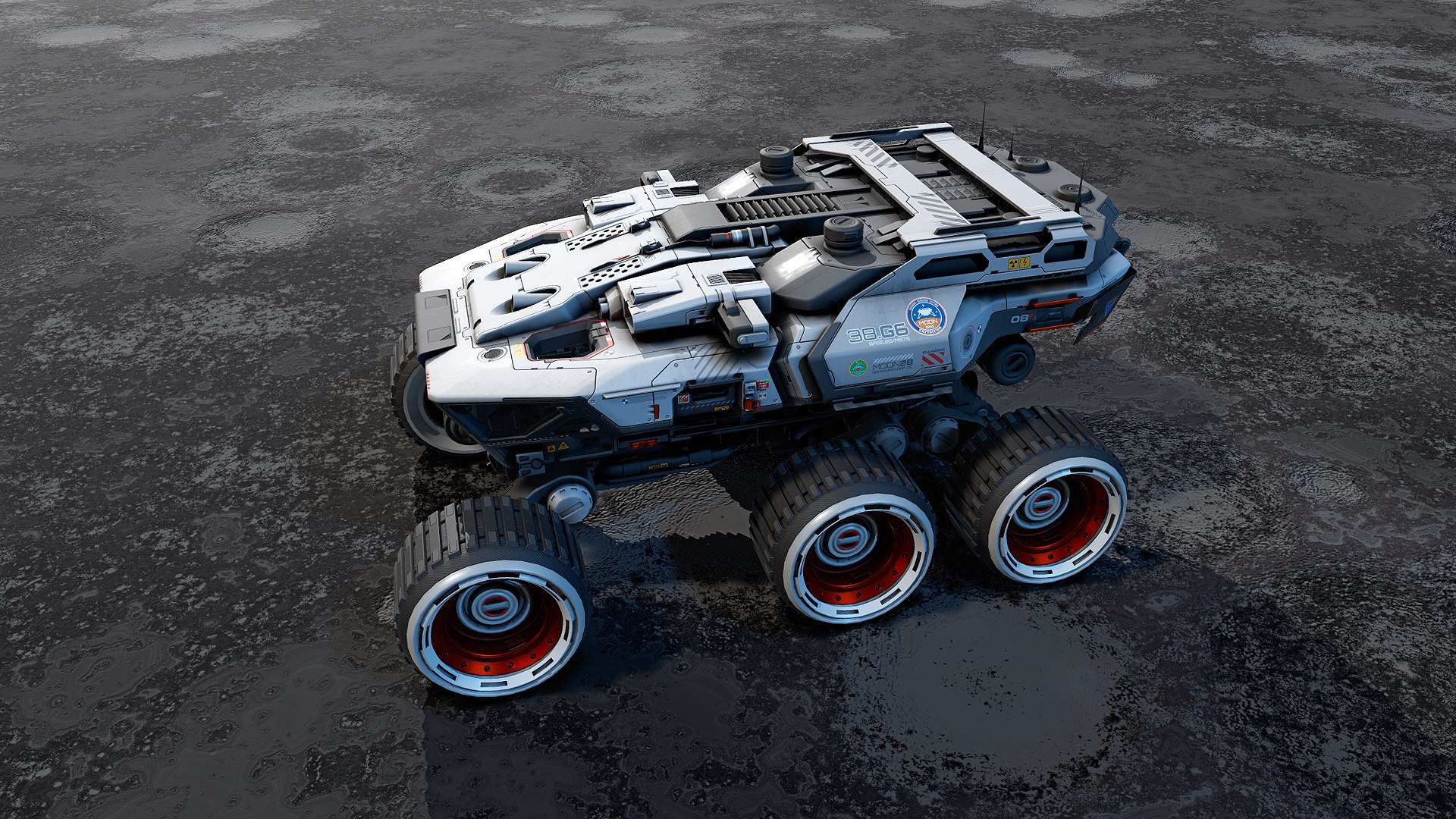 MOON - Rover 3D - TurboSquid 2269959