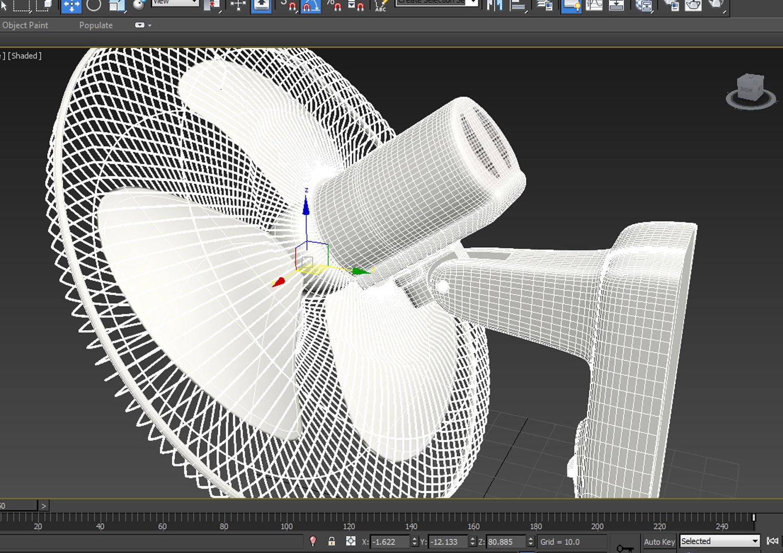 3D wall fan animation model - TurboSquid 1361803