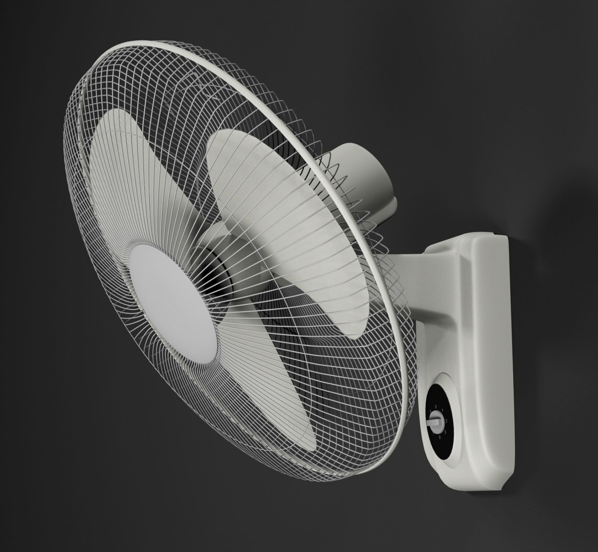 3D wall fan animation model - TurboSquid 1361803
