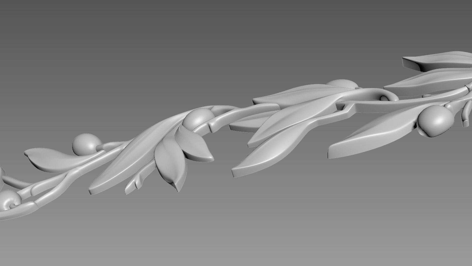 3D Olive Branch - TurboSquid 2130287
