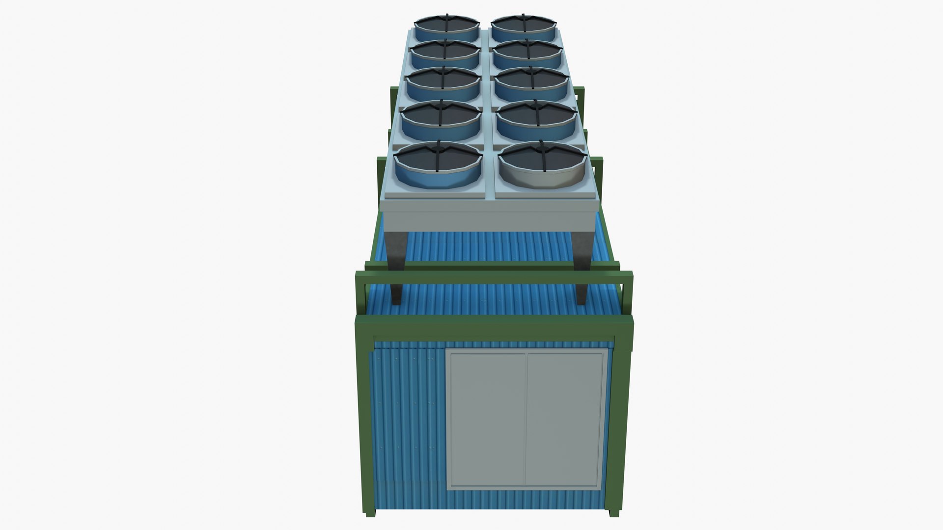 Substation With Pumps And Fans 3D - TurboSquid 2003025