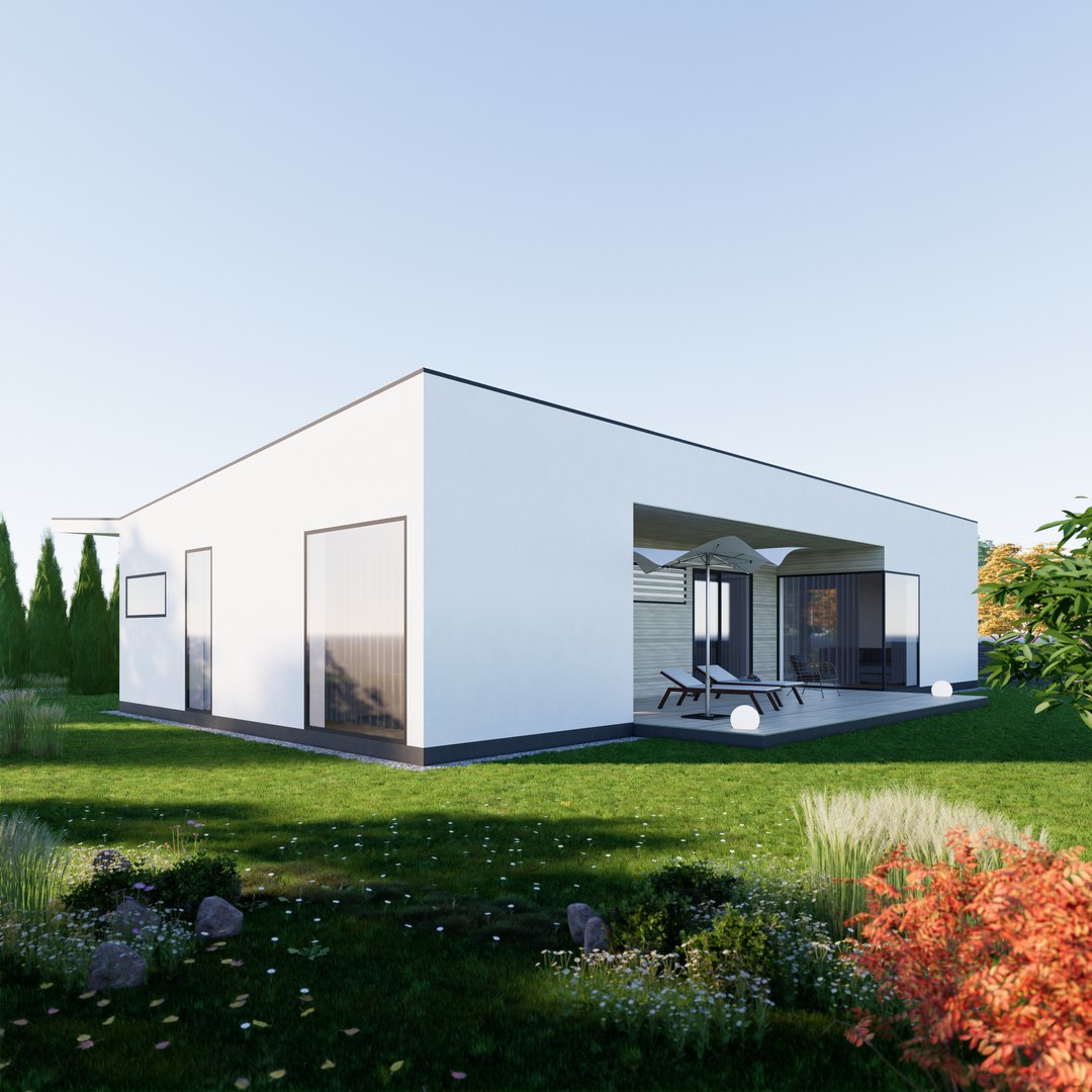 House 7 - Created With Fully Parametric Revit Families 3D Model ...