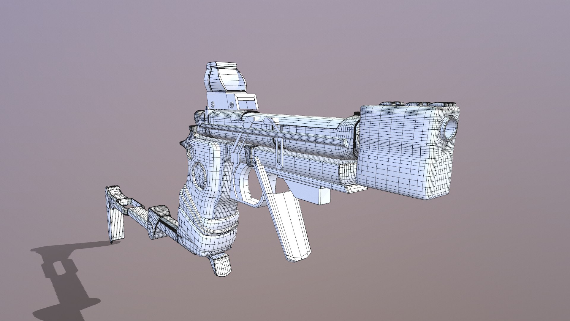 3D Makeshift Handgun - TurboSquid 2272261
