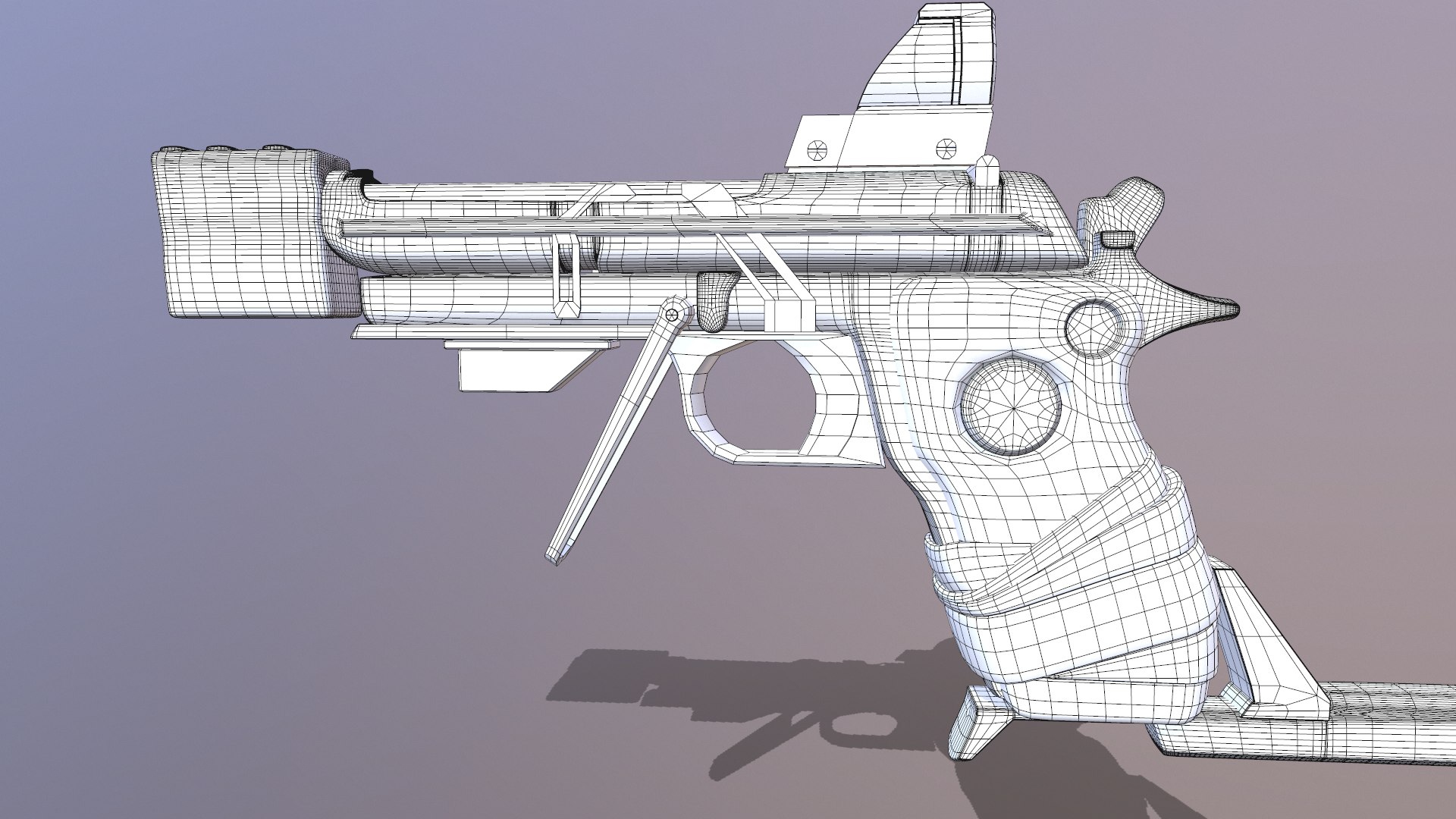 3D Makeshift Handgun - TurboSquid 2272261