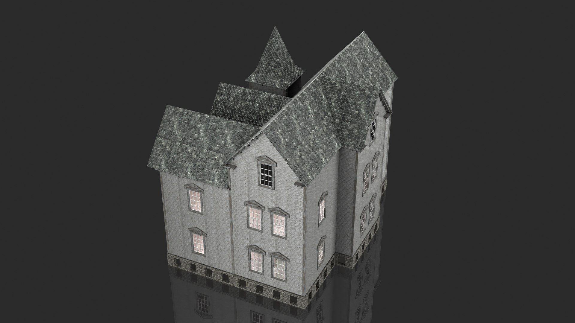 3D Old Abandoned House 6 Model - TurboSquid 2322108