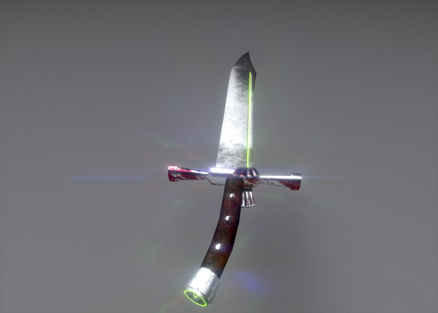 3D Espada Messer Model - TurboSquid 1371582