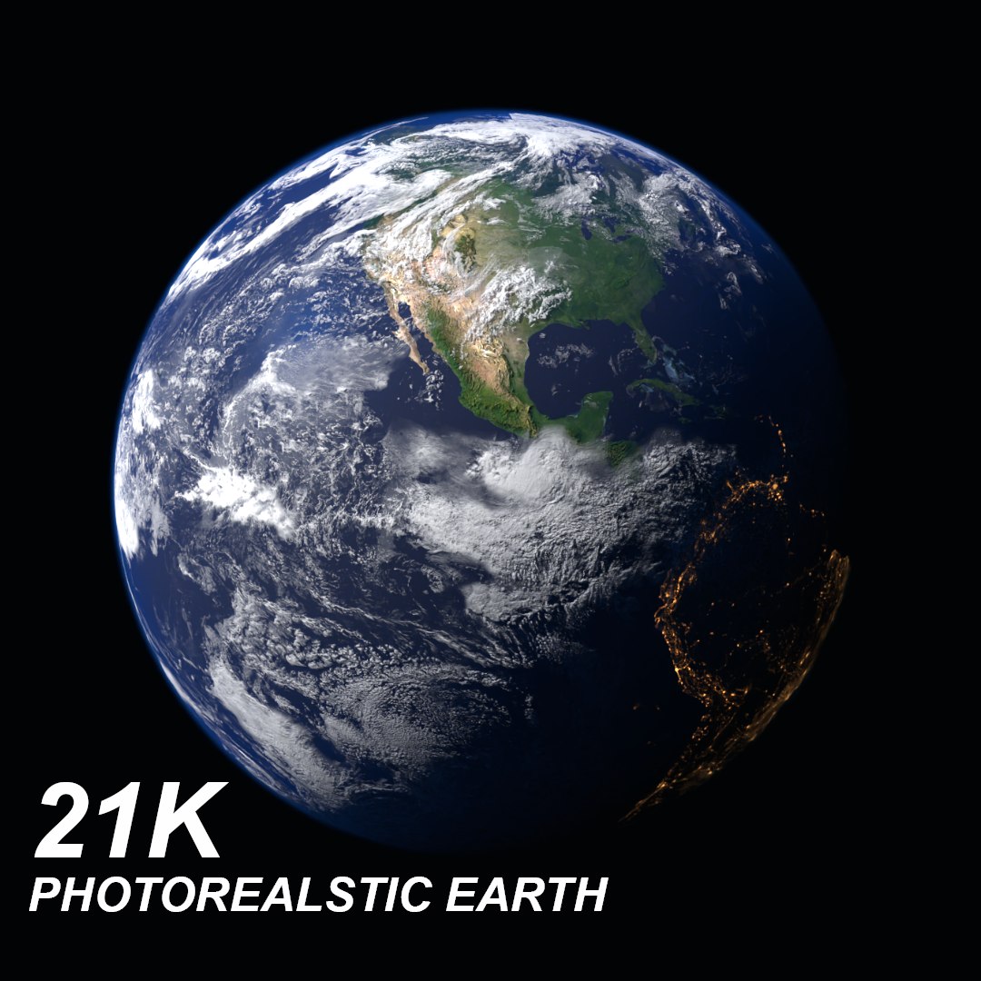 3D Earth 21K Model - TurboSquid 1955337