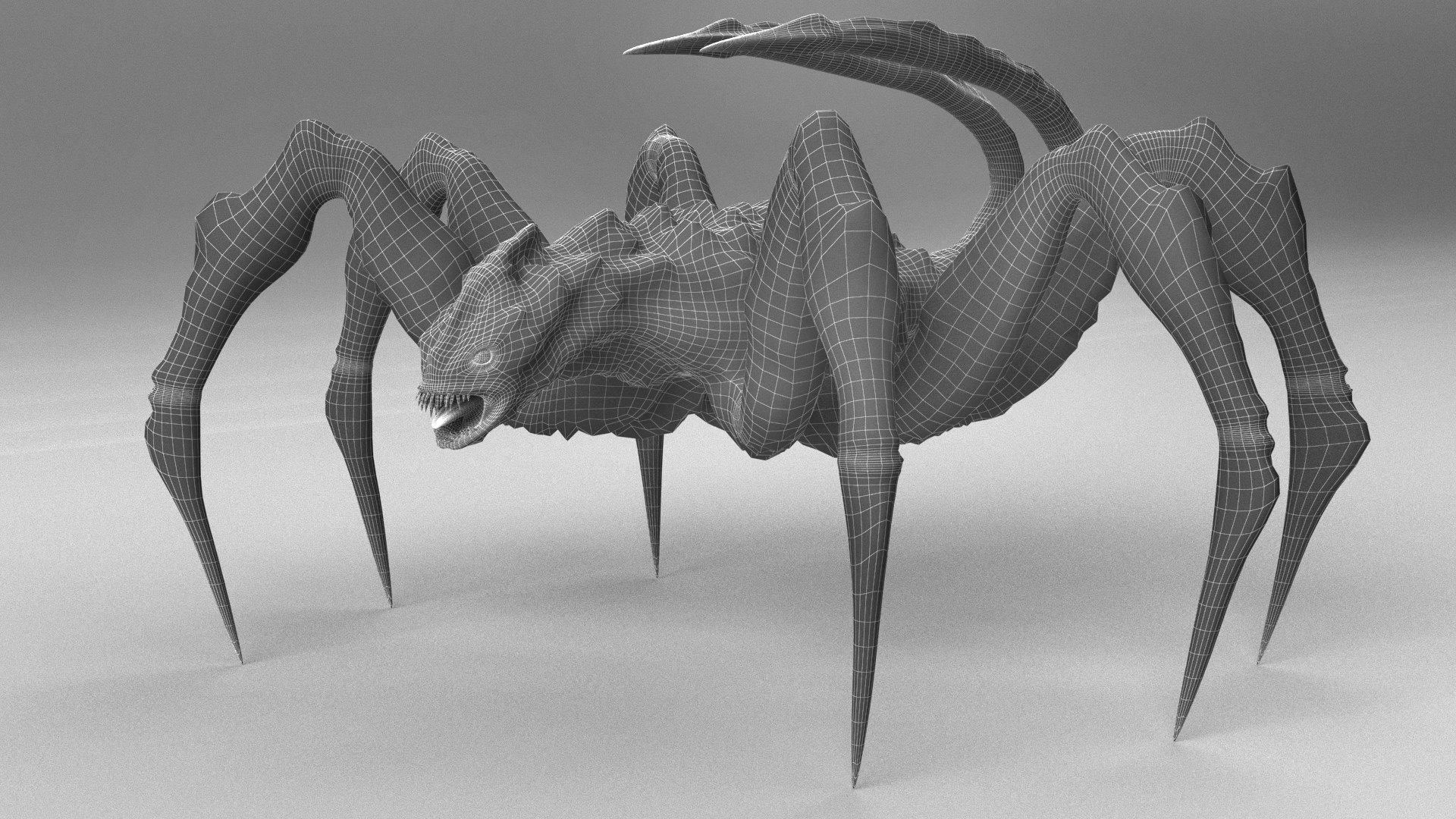 Spider monster 3D model - TurboSquid 1625682