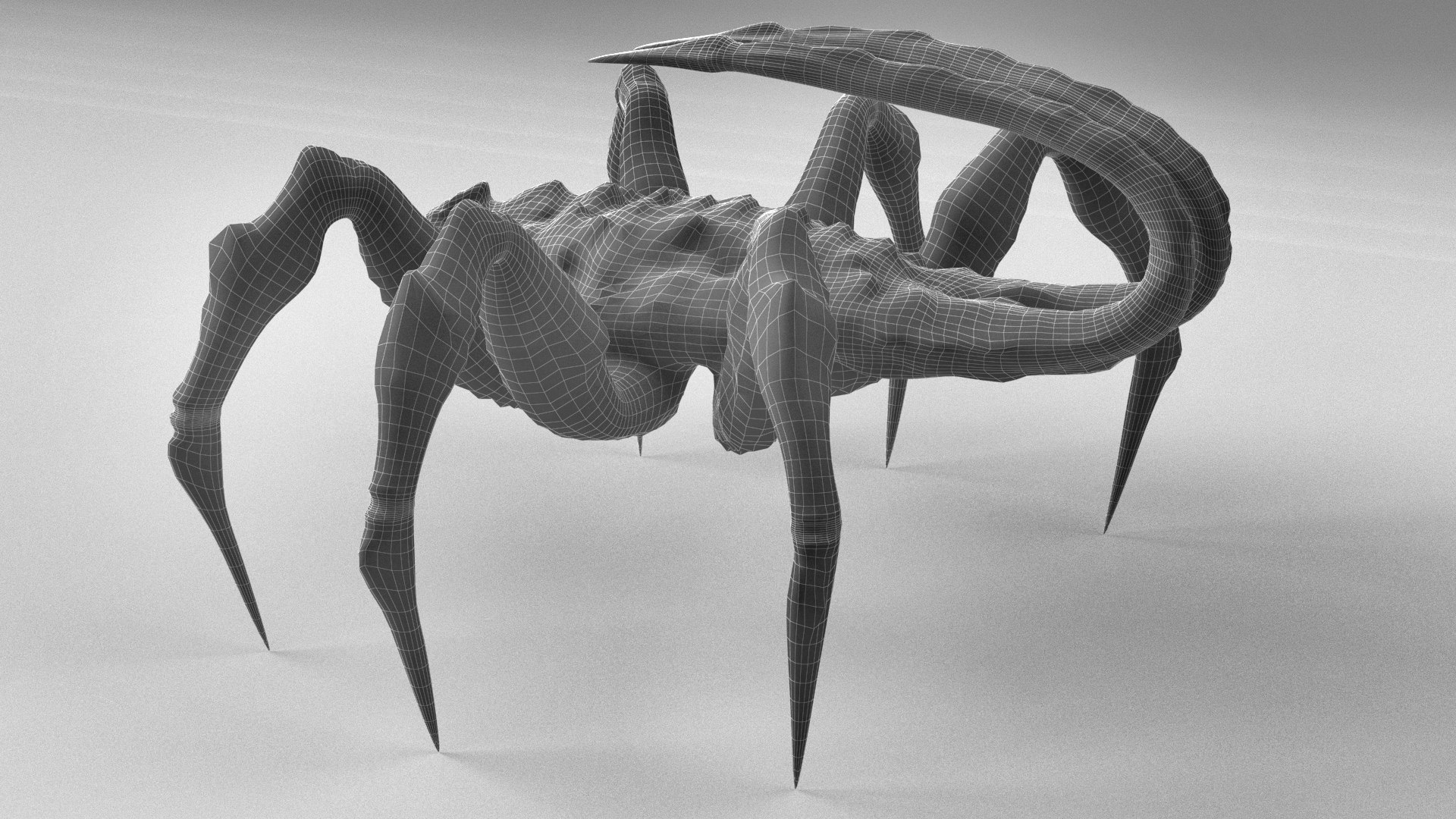 Spider monster 3D model - TurboSquid 1625682