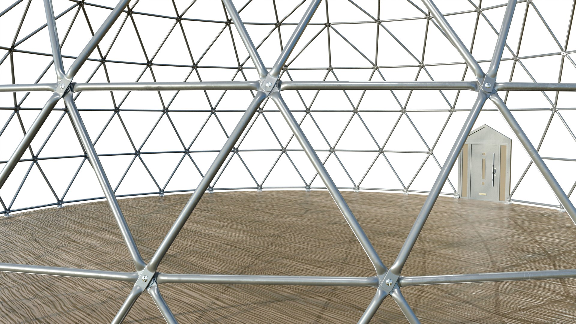 Geodesic Dome Structure 3D Model - TurboSquid 2215828