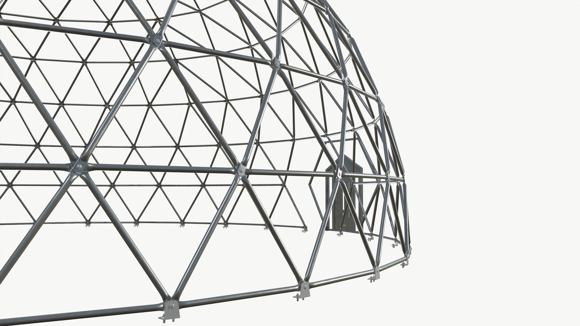 Geodesic Dome Structure 3D Model - TurboSquid 2215828