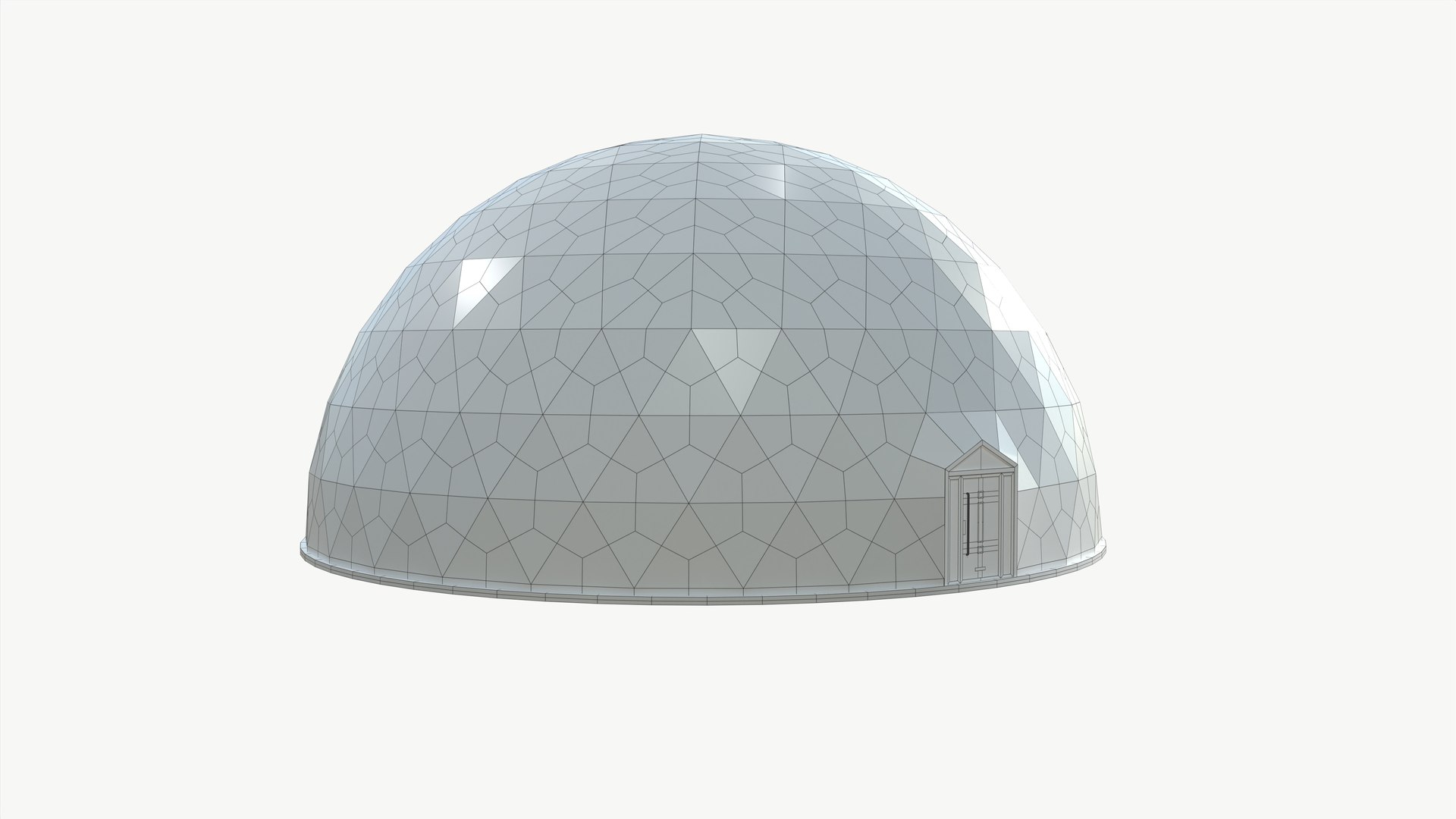 Geodesic Dome Structure 3D Model - TurboSquid 2215828