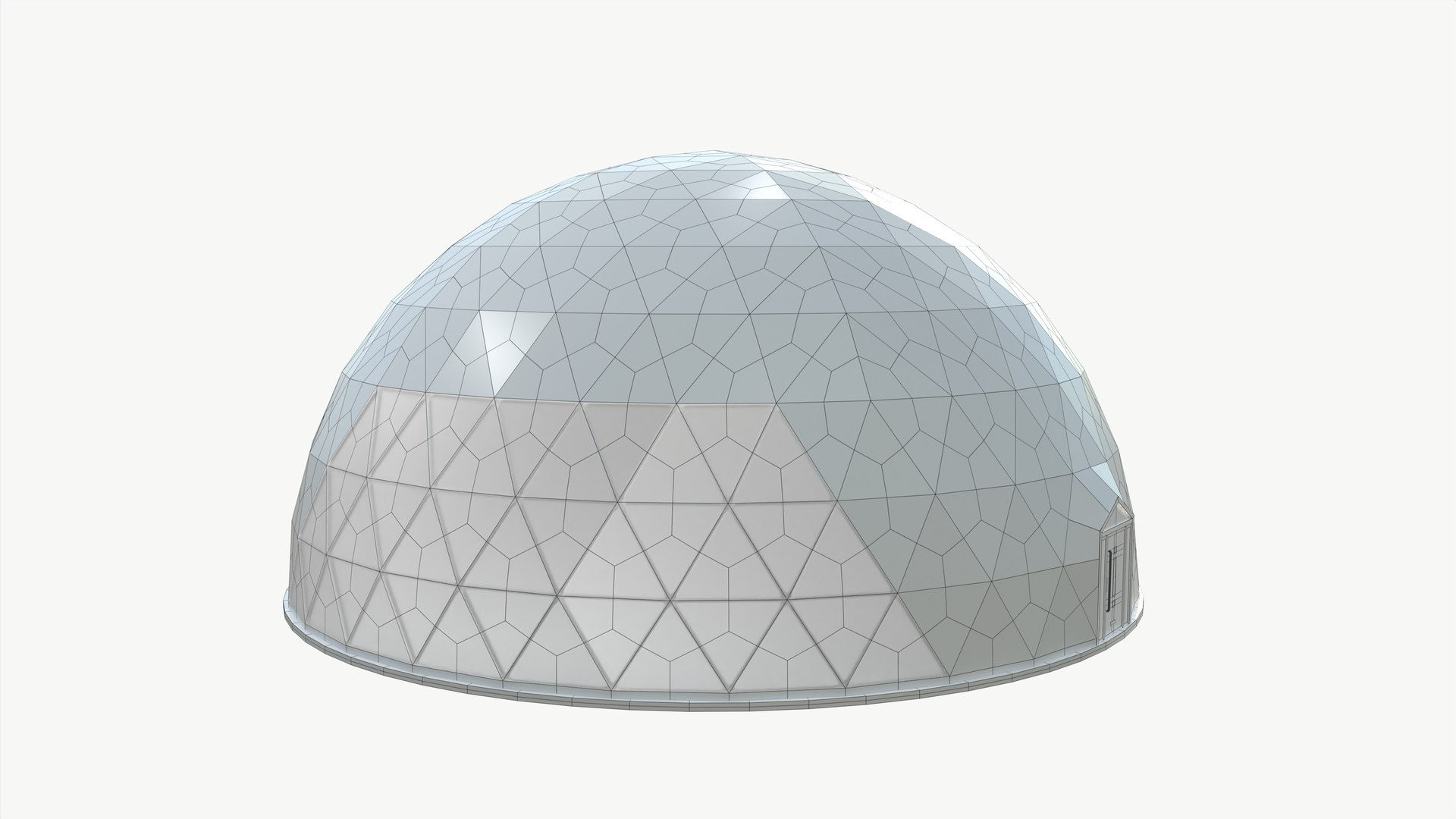 Geodesic Dome Structure 3D Model - TurboSquid 2215828
