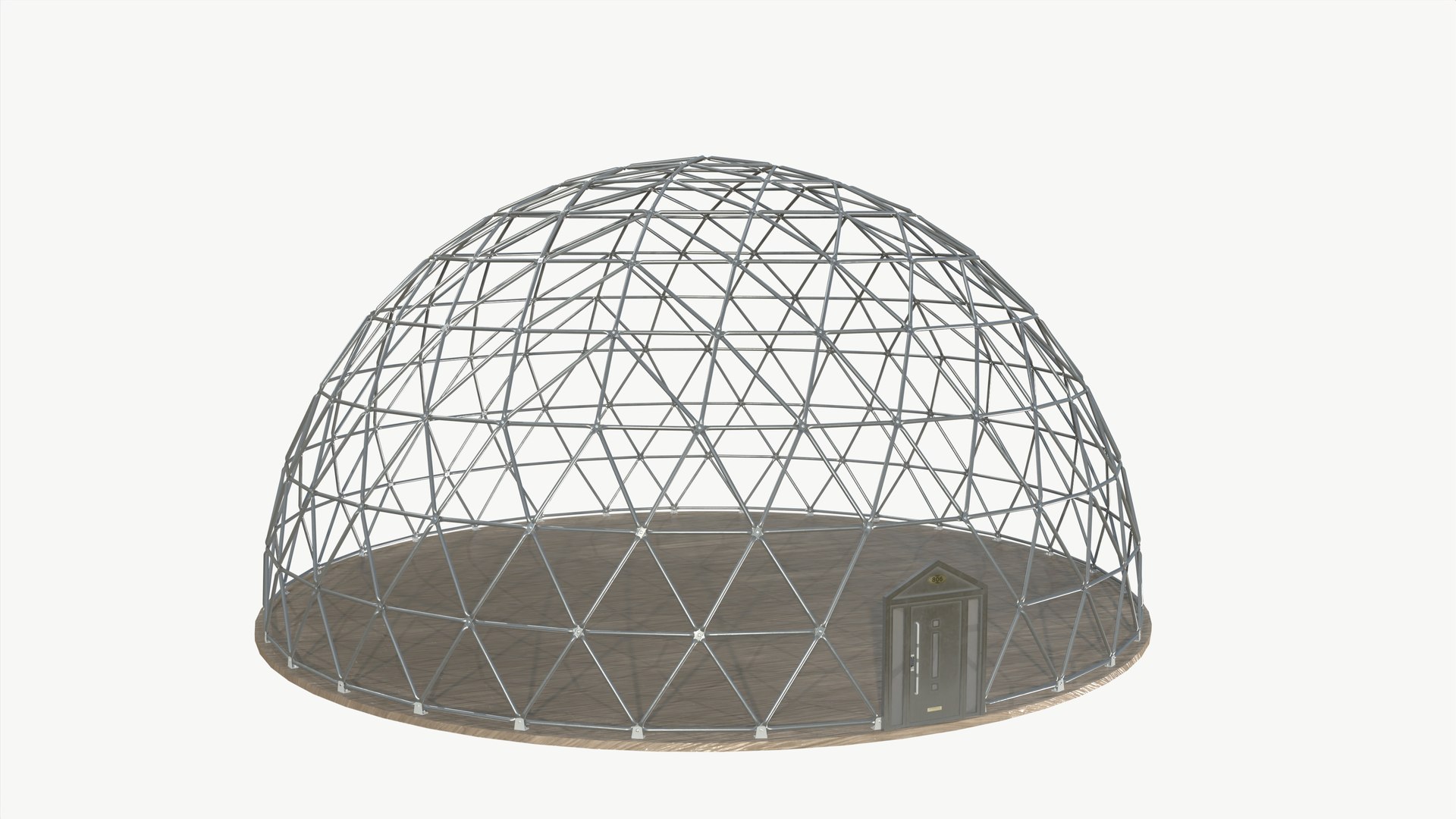 Geodesic Dome Structure 3D Model - TurboSquid 2215828