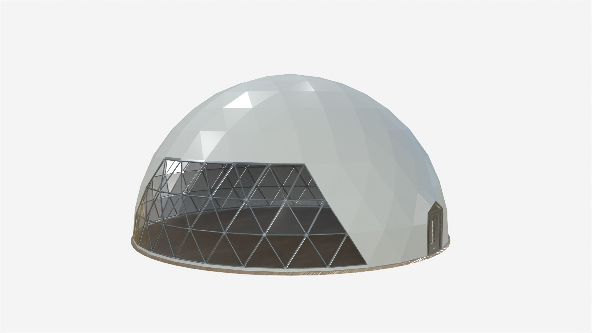 Geodesic Dome Structure 3D Model - TurboSquid 2215828
