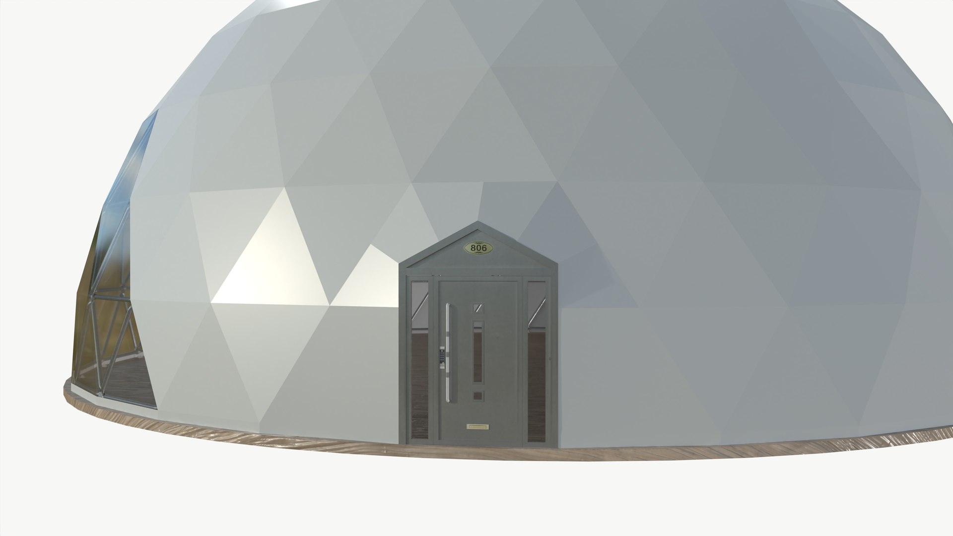 Geodesic Dome Structure 3D Model - TurboSquid 2215828