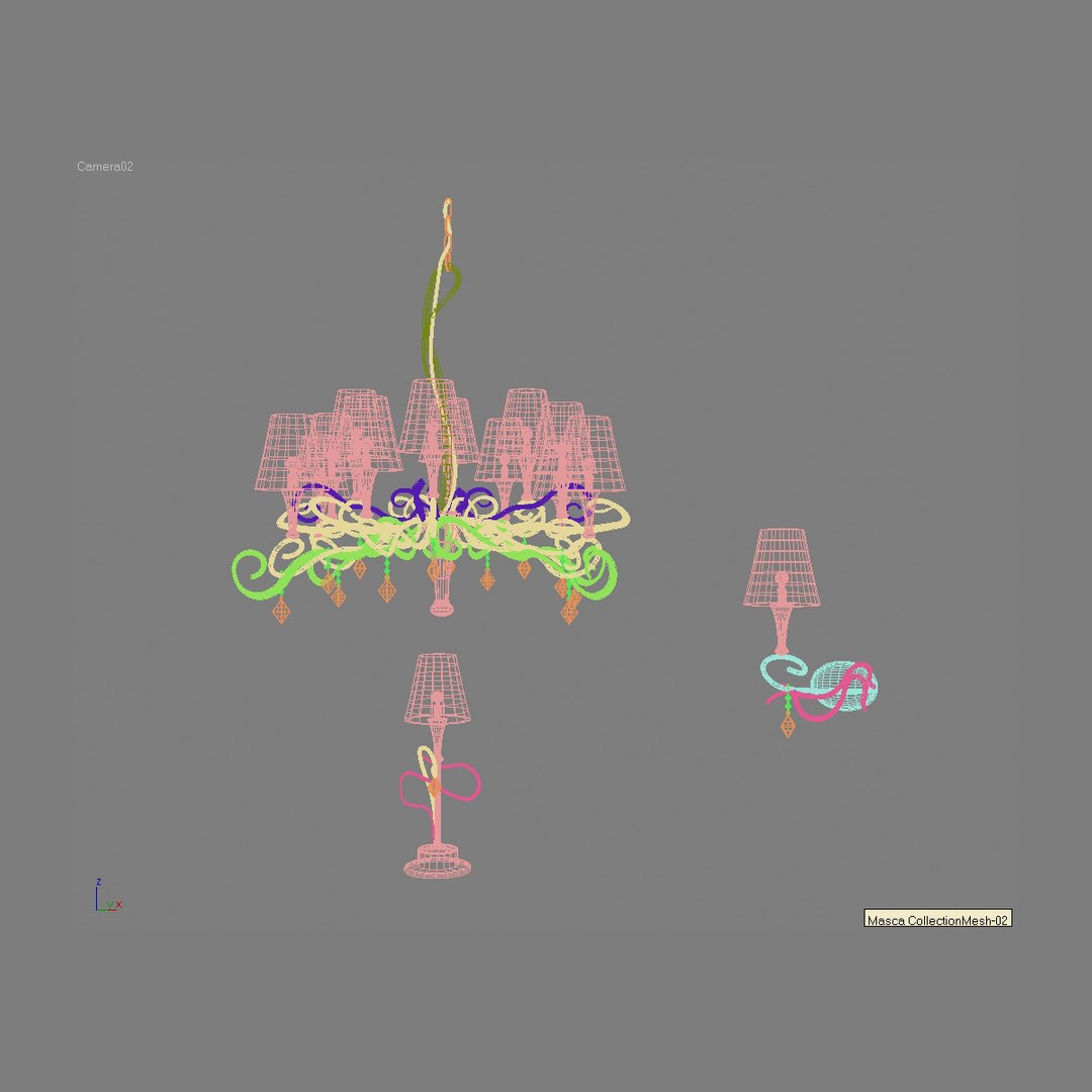 3d Chandelier Bra Lamp