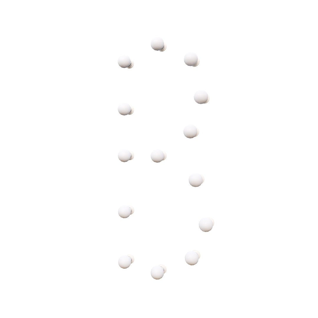 3D Marquee letter B led glow sign 3dmodel - TurboSquid 1973818