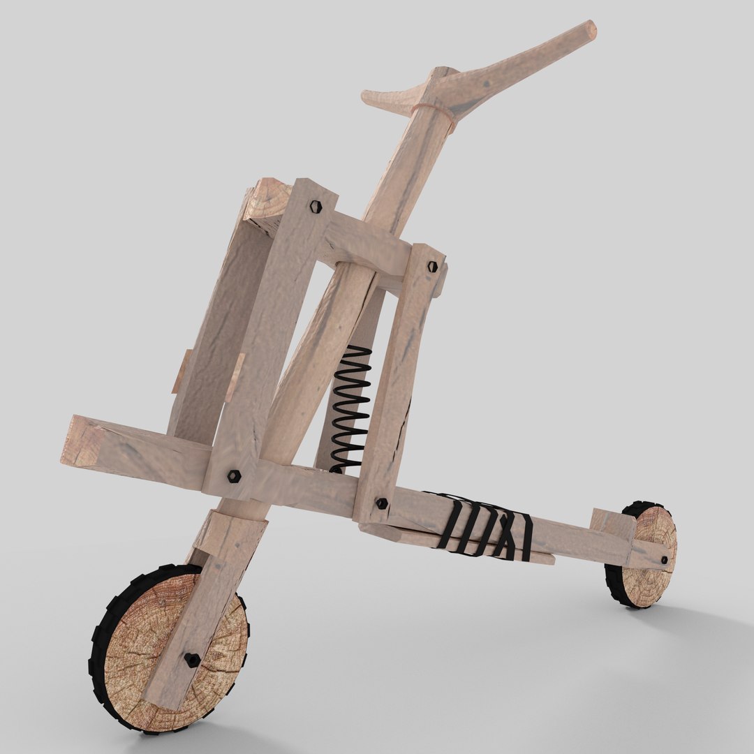 3D model CHUKUDU SCOOTER LOW POLY - TurboSquid 2156461