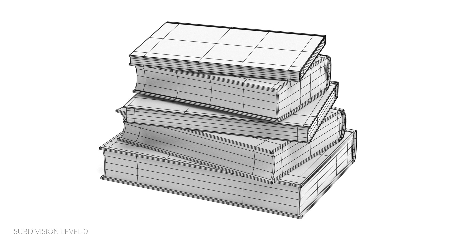 Pile Books 3D Model - TurboSquid 1374795