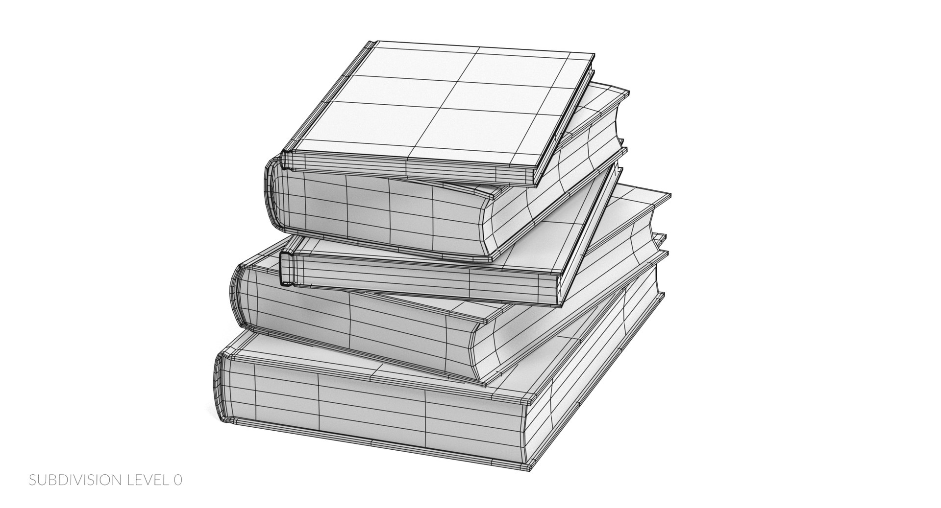 Pile Books 3D Model - TurboSquid 1374795