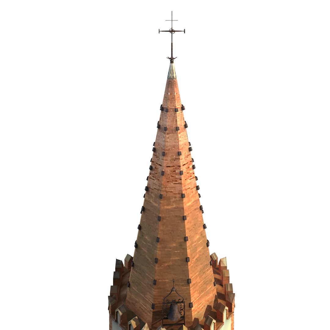 Church Tower 3D Model - TurboSquid 1584755